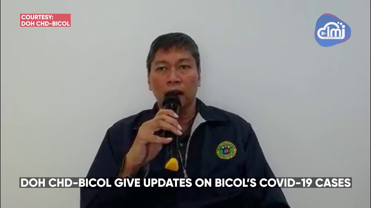 DOH CHD-Bicol give updates on Bicol's COVID-19 cases | March 28, 2020 ...