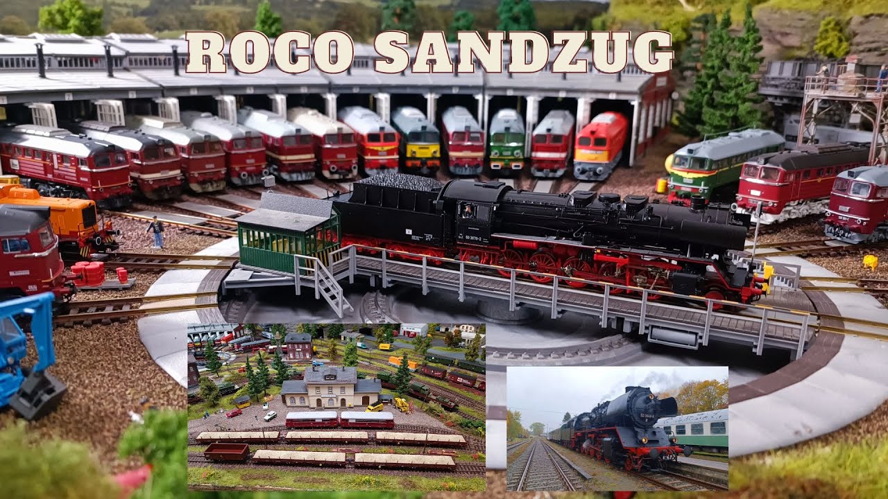 🙂Geschrottet??😂👍🚂👎Neue Roco 70288 BR 50 Sandzug🚂+Sandwagen Set 77041/42 ...