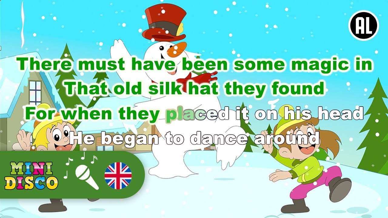 FROSTY THE SNOWMAN | Christmas Songs | Karaoke | Mini Disco - YouTube