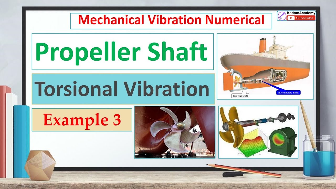 Torsional Vibration propeller shaft Example 3 - YouTube