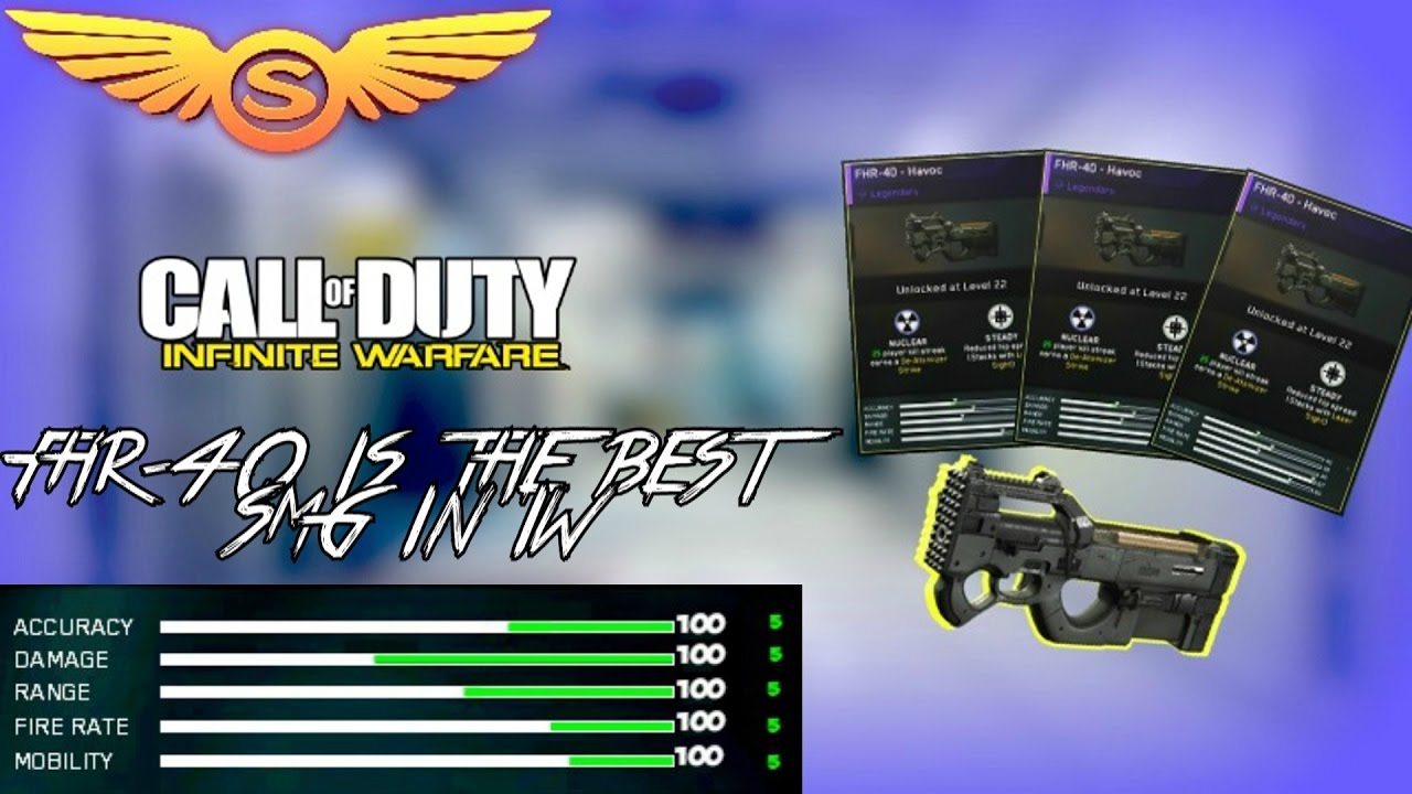 INFINITE WARFARE | FHR-40 Is the Best SMG in INFINITE WARFARE HANDS ...