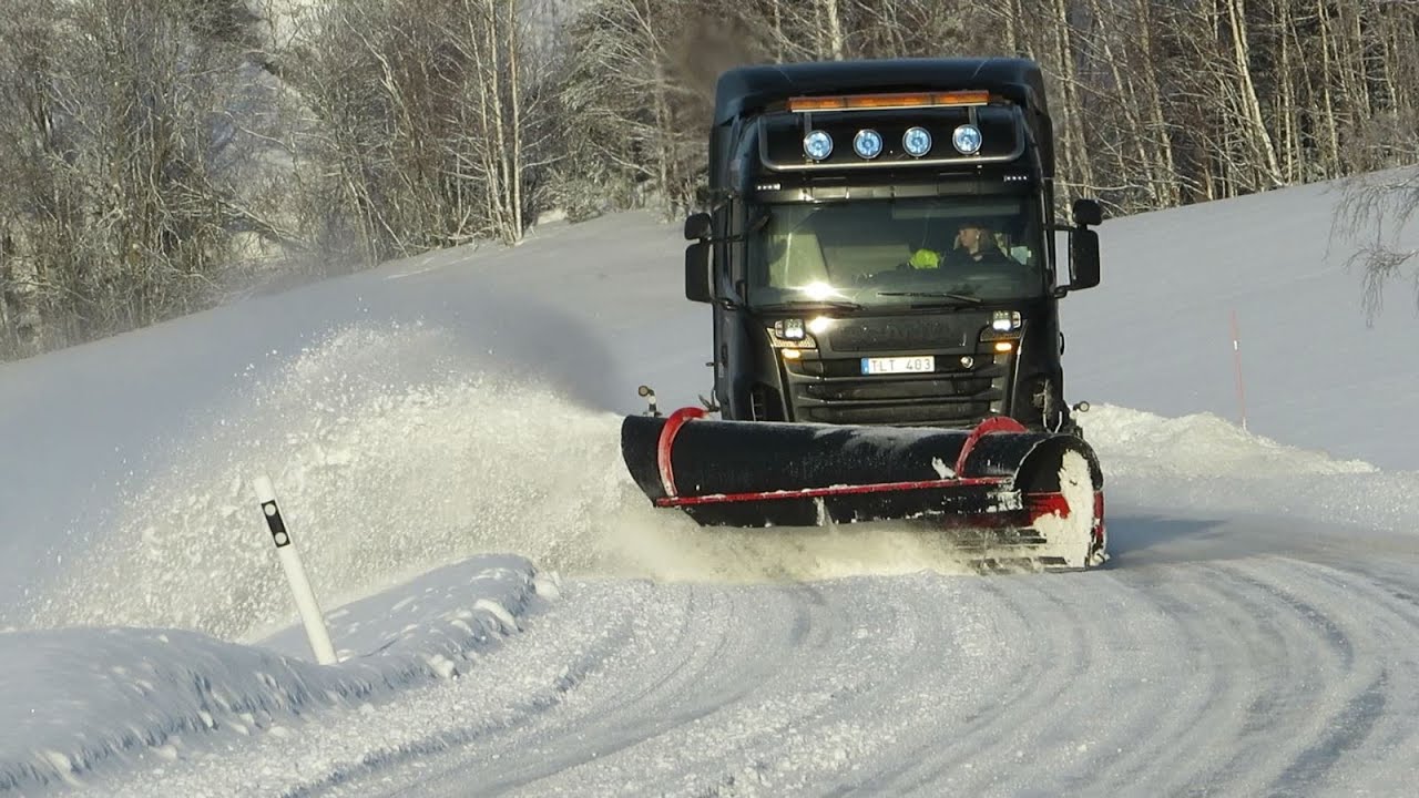 Scania R480 Plogbil Utnäs 27jan24 - YouTube