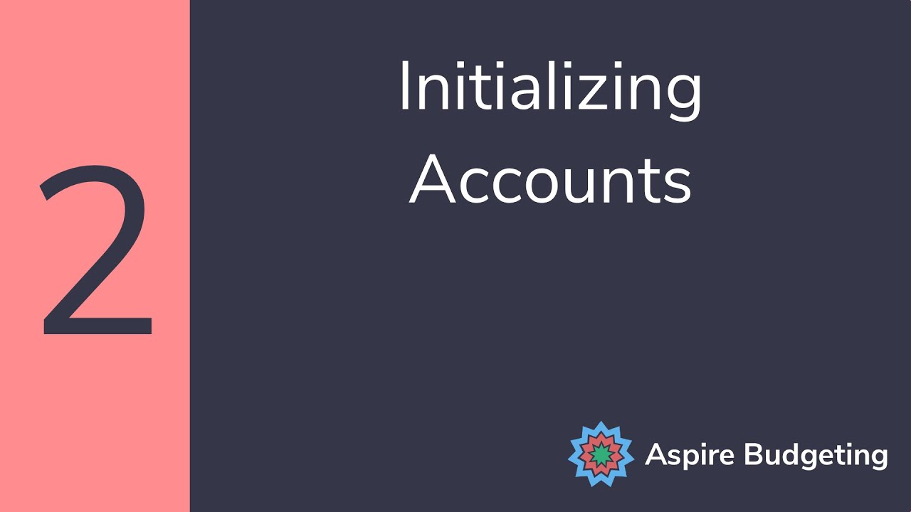 Initializing Accounts - YouTube