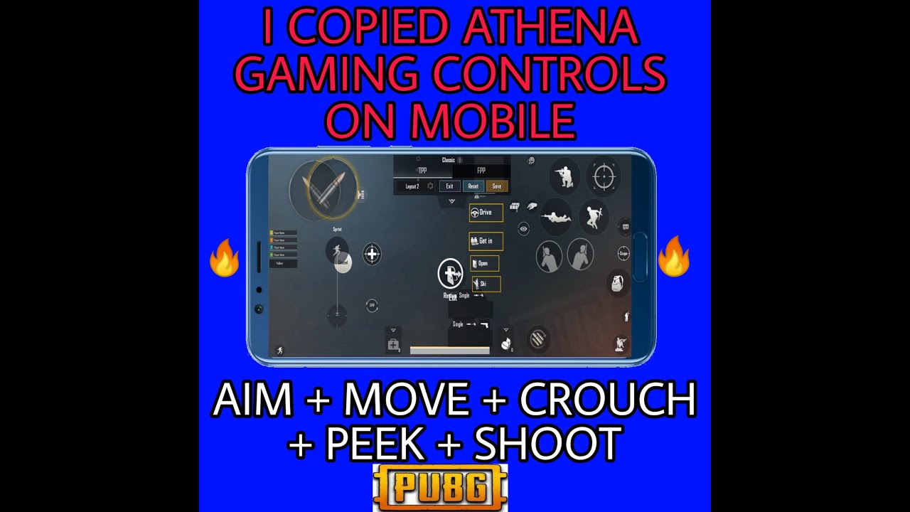 I Copied Athena Gaming Control On Mobile | Best Claw Setup For Pro ...