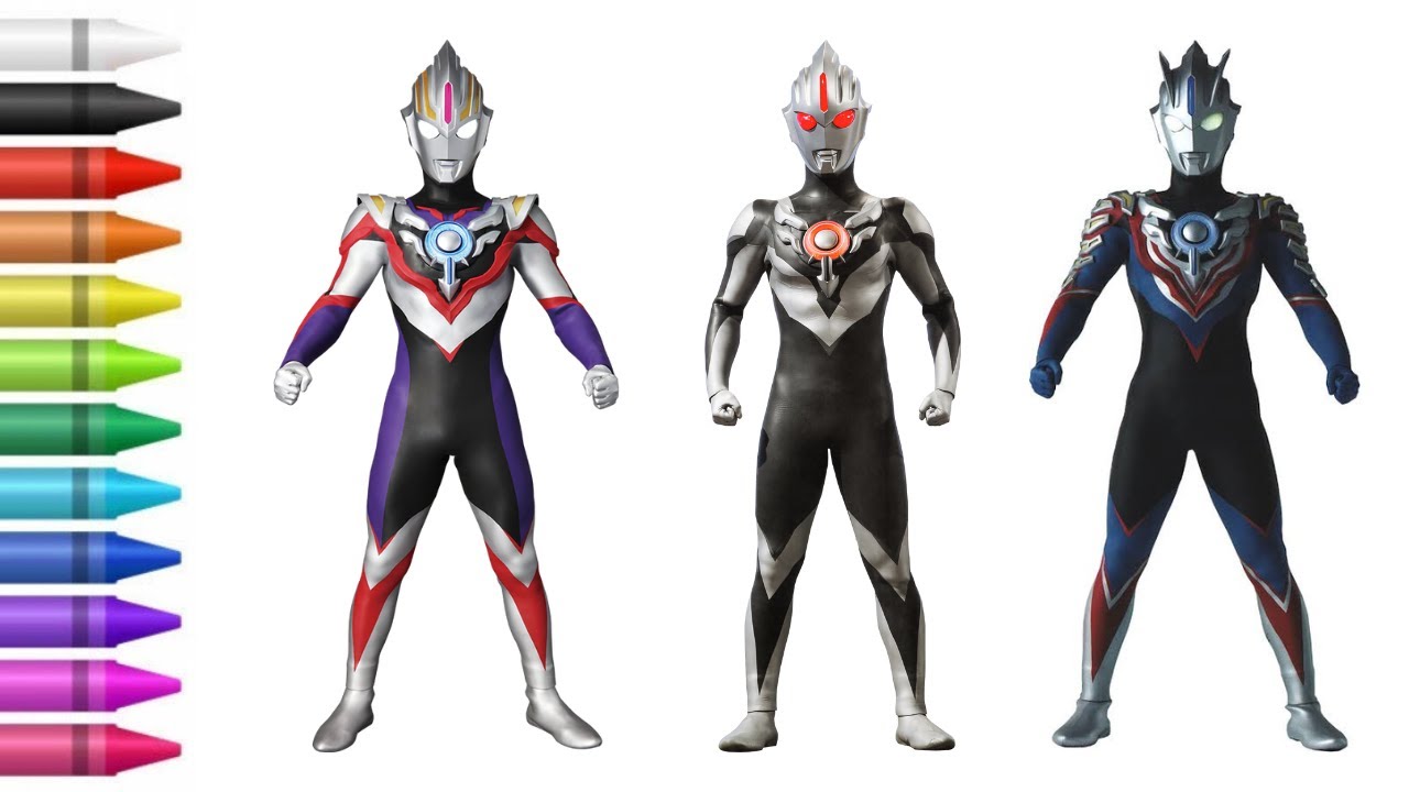 MEWARNAI ULTRAMAN ORB, ULTRAMAN ORB DARK DAN ORB BADAI - YouTube
