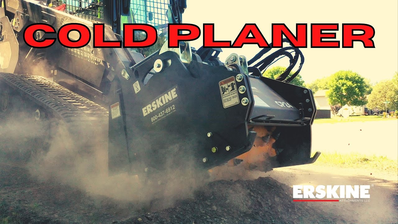 Cold Planer in action with overview - YouTube