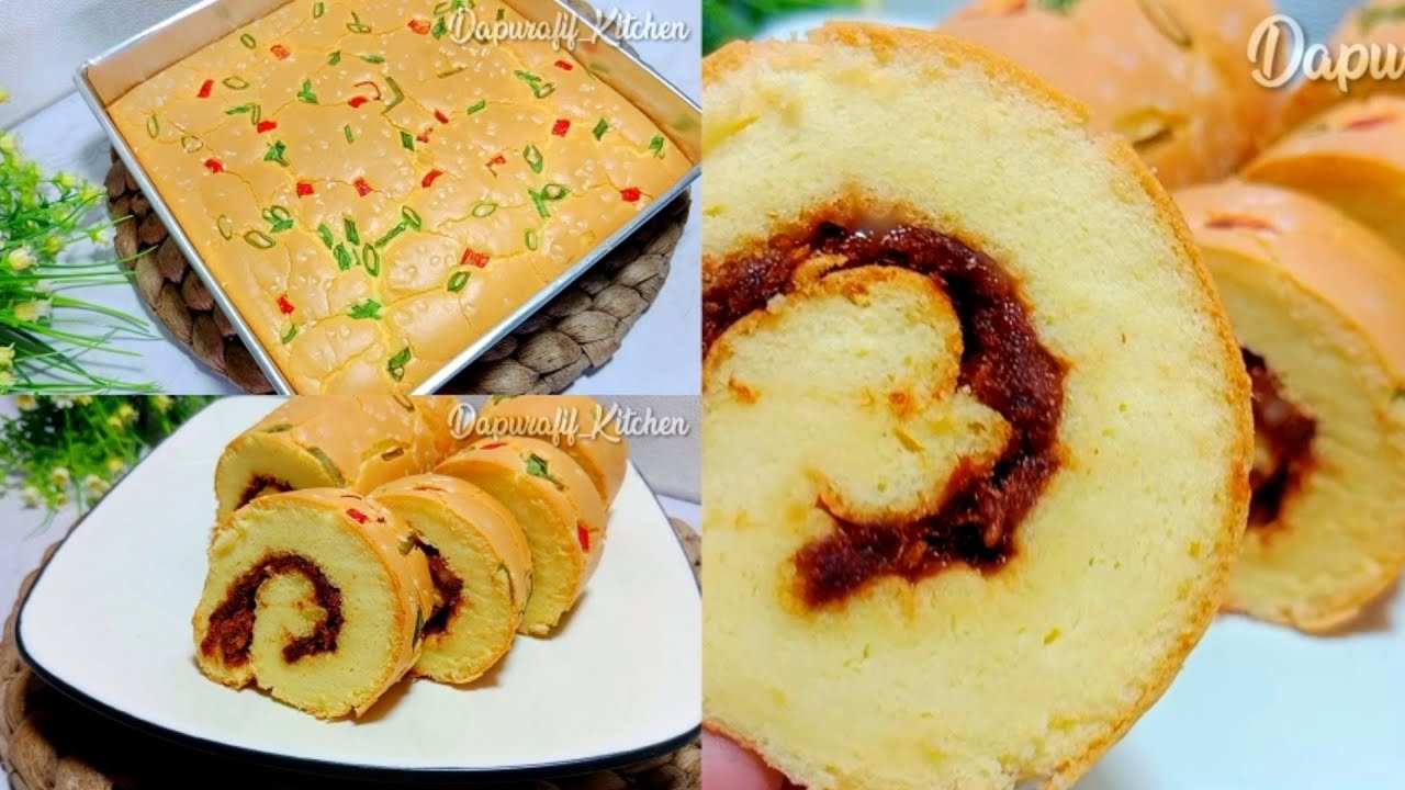 BOLU GULUNG ABON EKONOMIS 3 TELUR METODE ALL IN ONE SUPER LEMBUT N ...