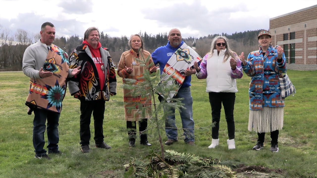 Medicine Creek Treaty Tree Planting Event - YouTube