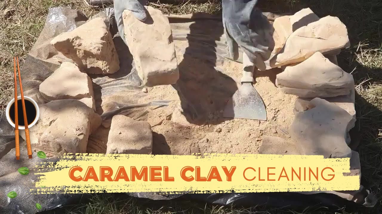 CARAMEL CLAY CLEANING - Long Video - Part 14 (South African Clay) - YouTube