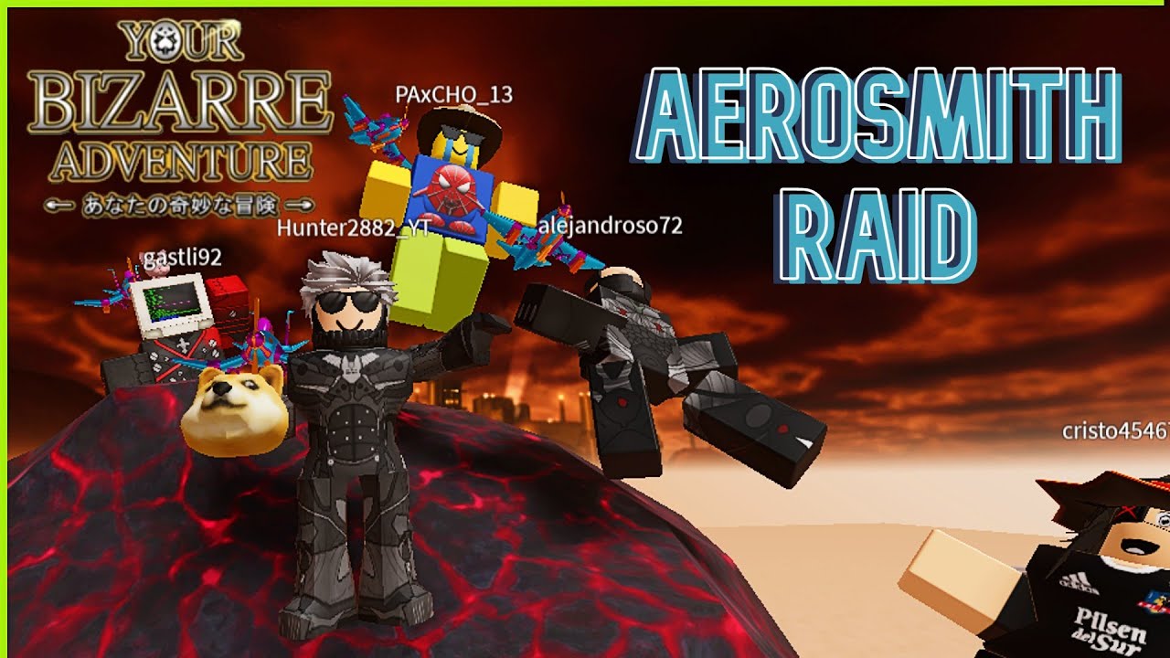 [YBA] 4 Aerosmiths VS Gangs YBA Español #yba - YouTube