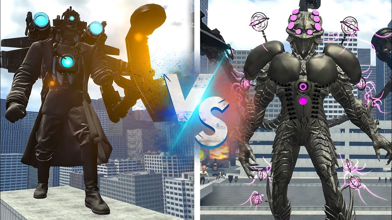 NEW ASTRO DETAINER TITAN CAMERAMAN VS NEW COUNTER TITAN In Garry's Mod ...