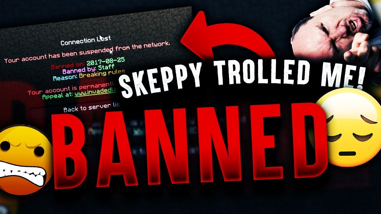 Skeppy trolled me... (I GOT BANNED) - YouTube