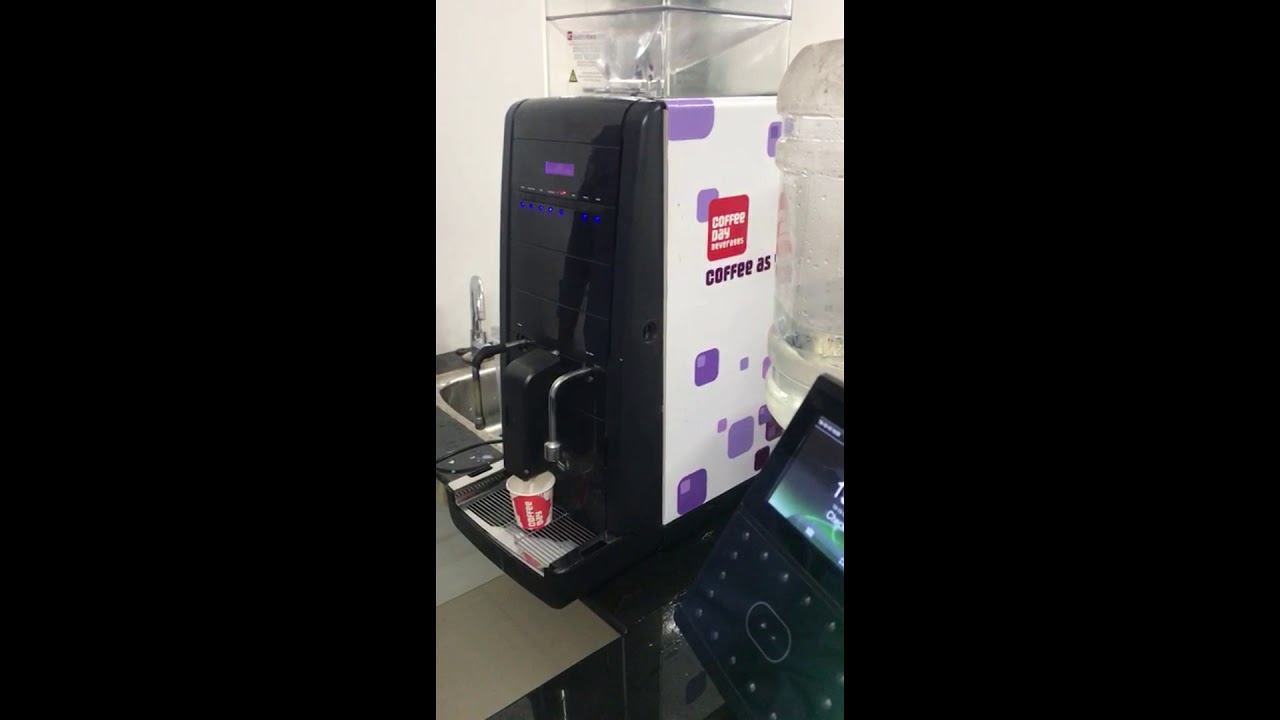 Biometric driven coffee vending machine. - YouTube