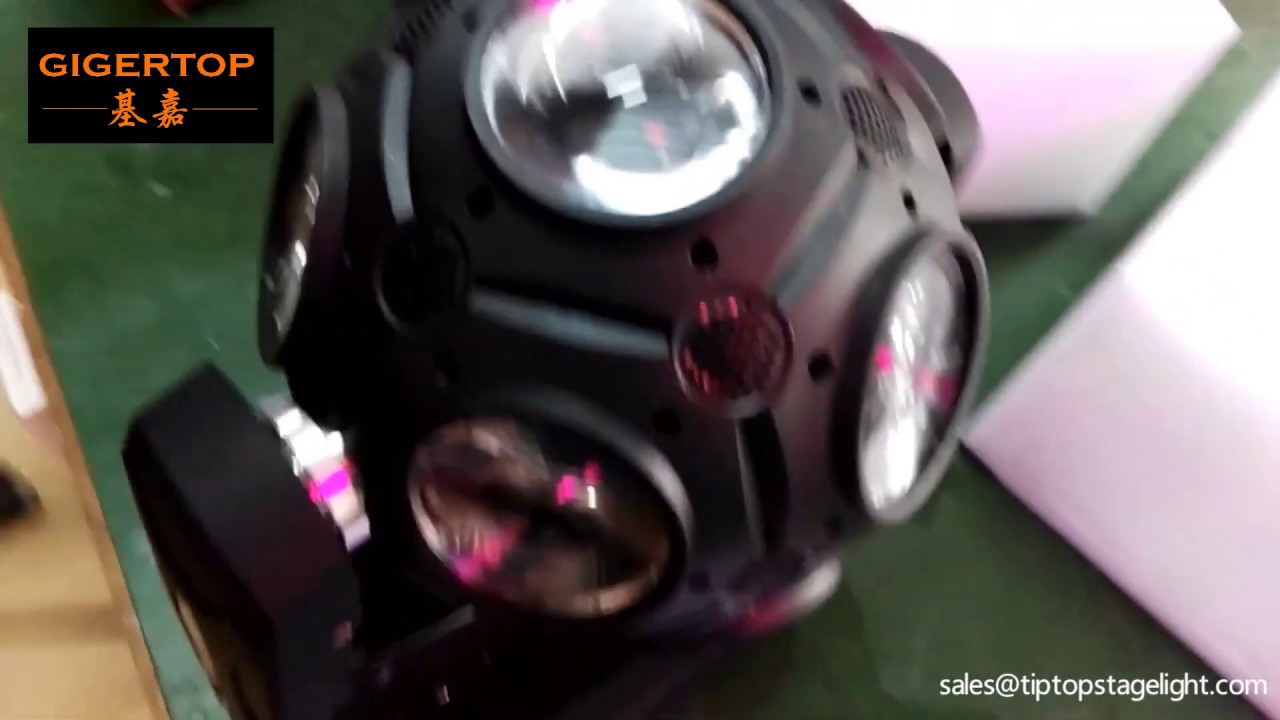 12x20W LED Football Moving Head Light - YouTube