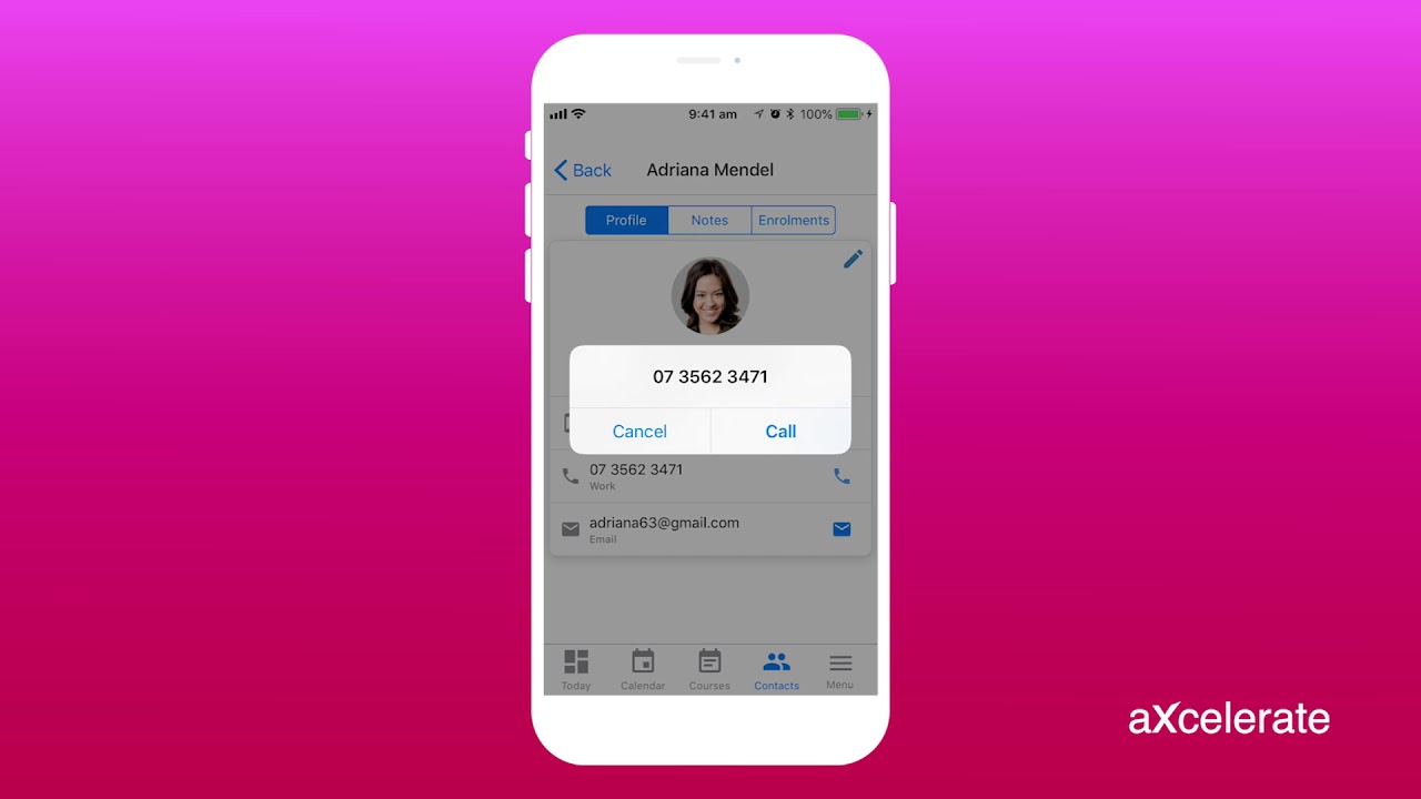 aXcelerate Trainer App Demo - Contacts - YouTube