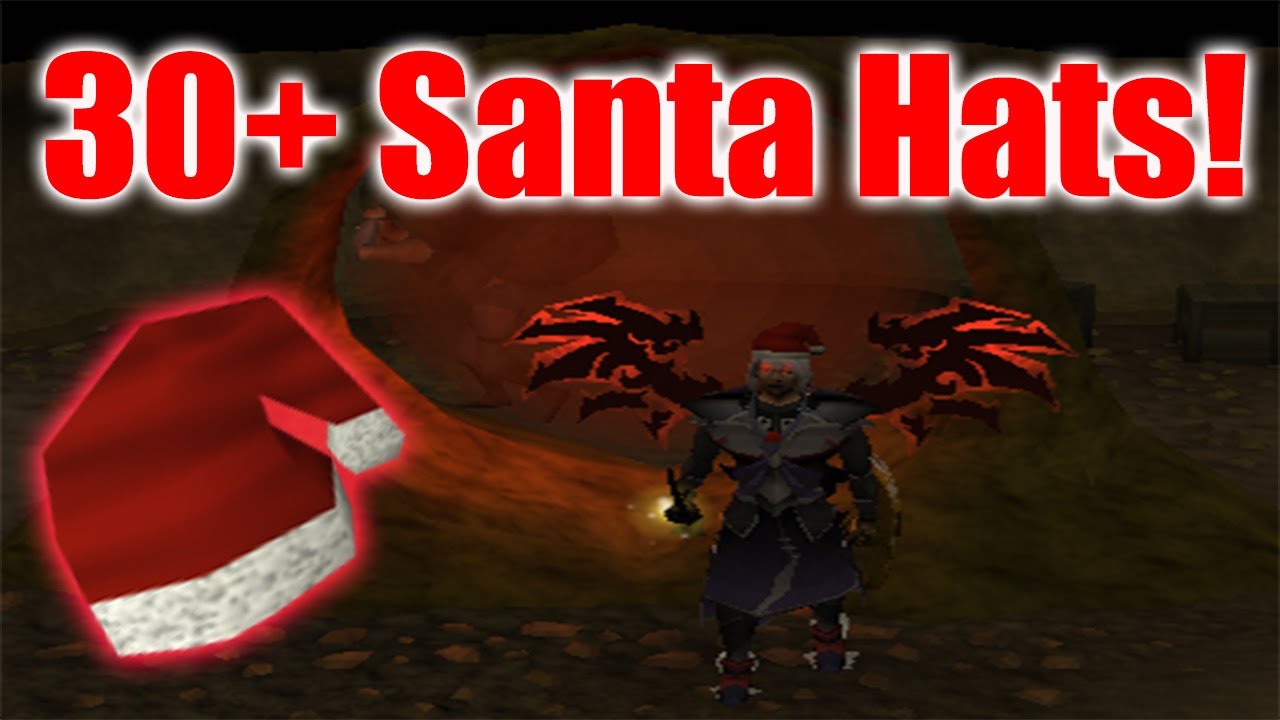 Runescape Santa hat Lure gallery ~ 30+ Santa hats ~3B+ #ThinkFirst ...
