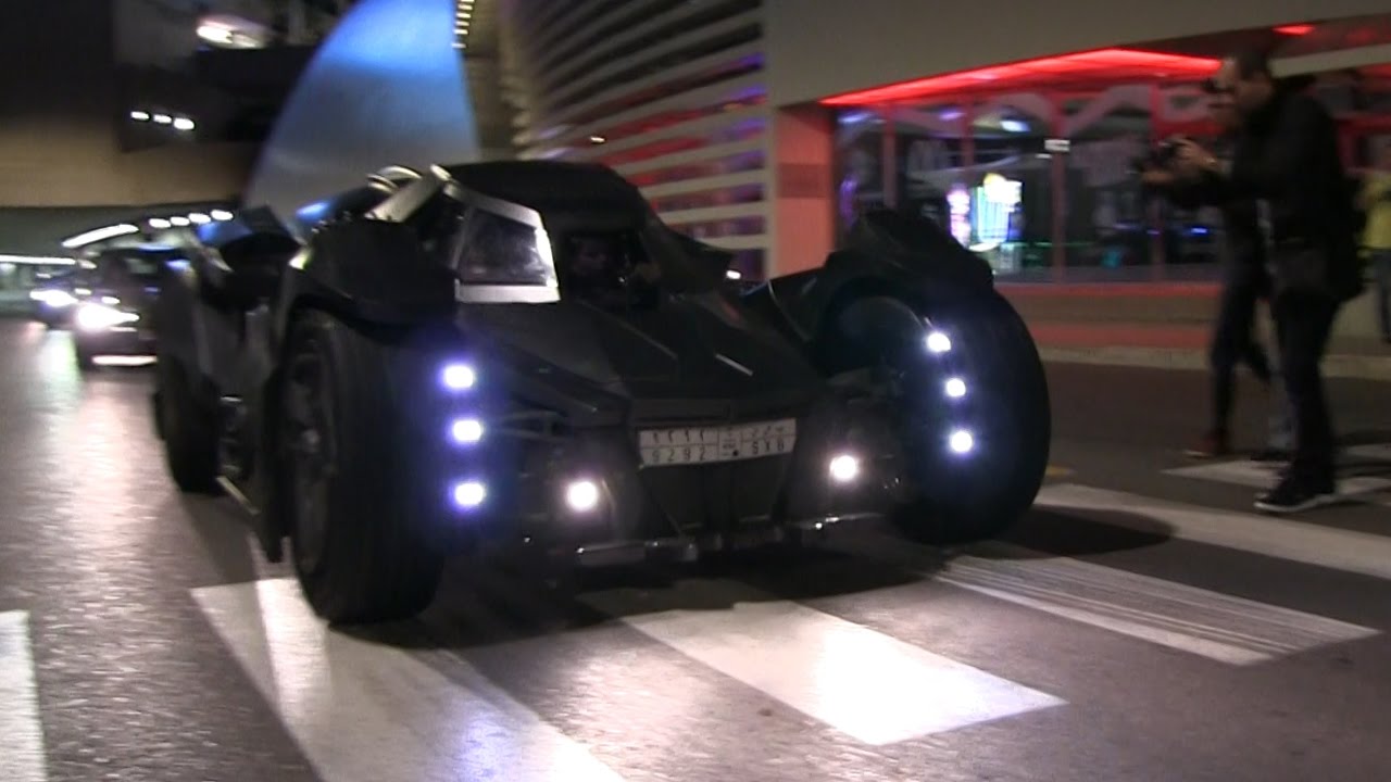 Seb Delanney and MR JWW driving the BATMOBILE in Monaco! - YouTube