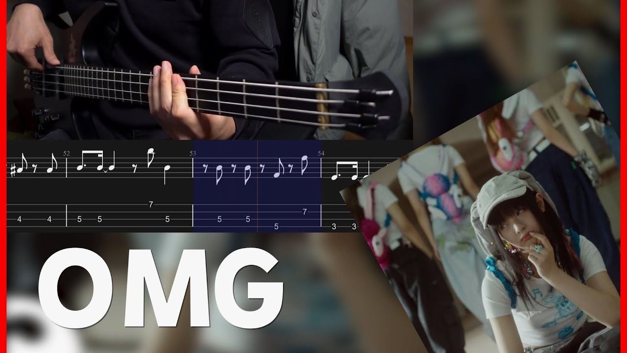NewJeans (뉴진스) - OMG [Bass cover] (+Tab) - YouTube