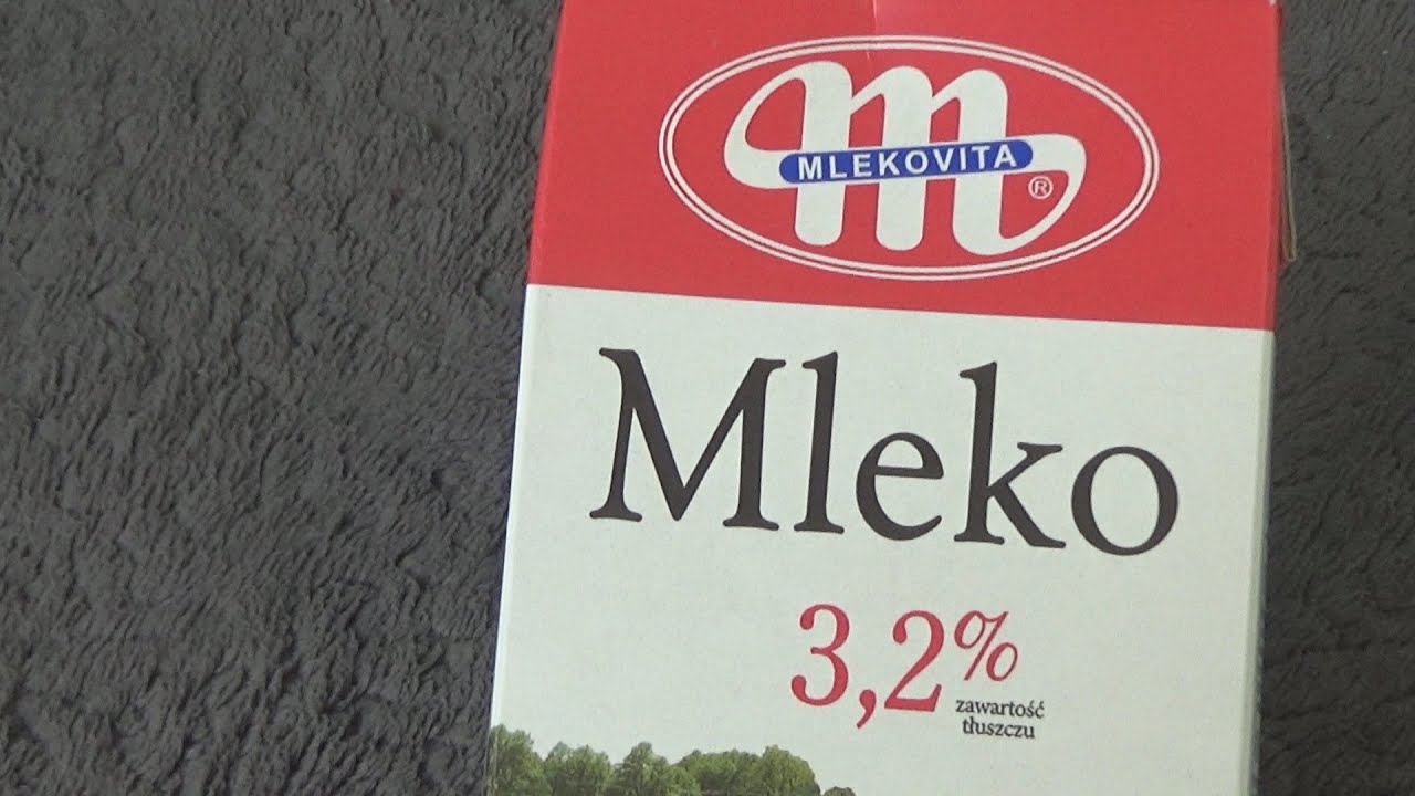 Mlekovita UHT Milk 3.2% 1 L Unboxing and Test - YouTube