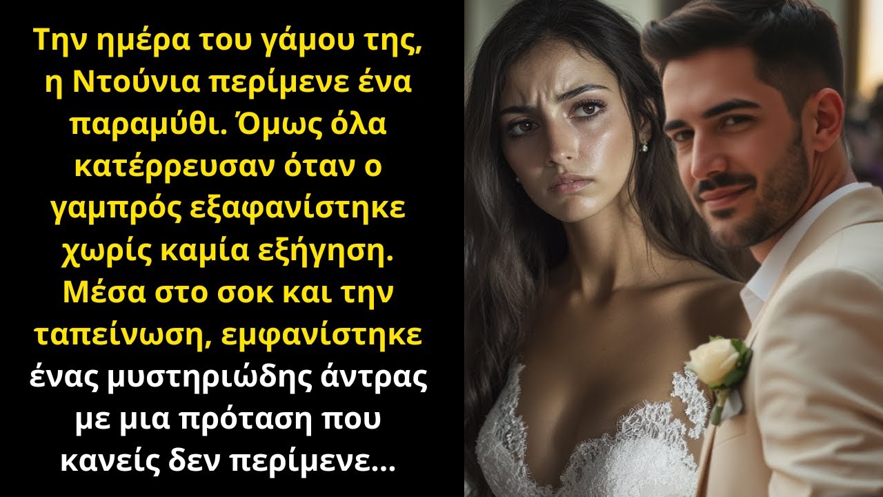 Ο ΓΑΜΠΡΟΣ ΕΞΑΦΑΝΙΣΤΗΚΕ ΤΗΝ ΗΜΕΡΑ ΤΟΥ ΓΑΜΟΥ… ΚΑΙ ΕΝΑΣ ΞΕΝΟΣ ΕΚΑΝΕ ΜΙΑ ...