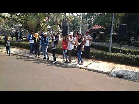 KOKO TOLE FLASHMOB GUGUR GUNUNG !!! Flashmob bareng koko tole di taman mini indonesia indah