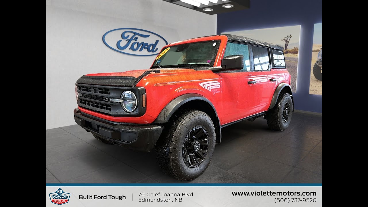 2023 Ford Bronco BASE 4Doors stock#: 25106A - YouTube