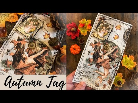 Autumn Tag for JUNK JOURNAL Tutorial for beginners | JJ#227 - YouTube