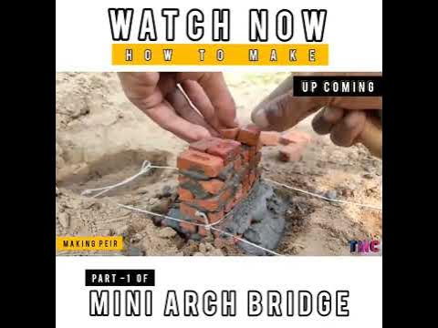 how to make mini arch bridge | watch now | Mini bricks| Mini House ...