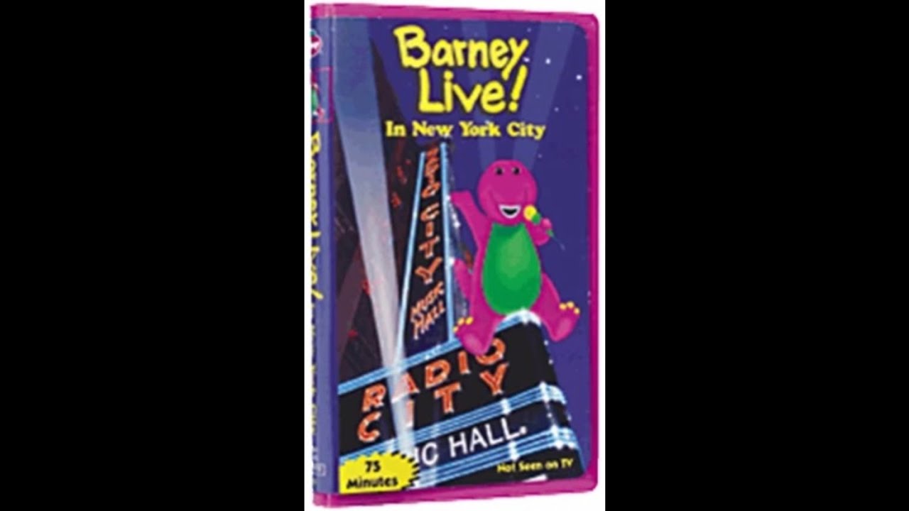 Opening To Barney Live! In New York City 2000 VHS - YouTube