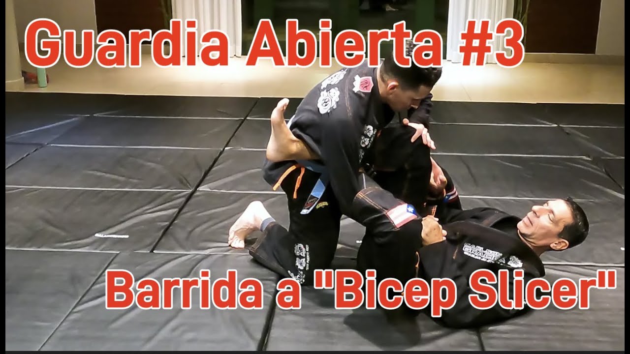 Bjj |Abriendo Guardia #3 - Barrida a "Bicep Slicer" |en español - YouTube
