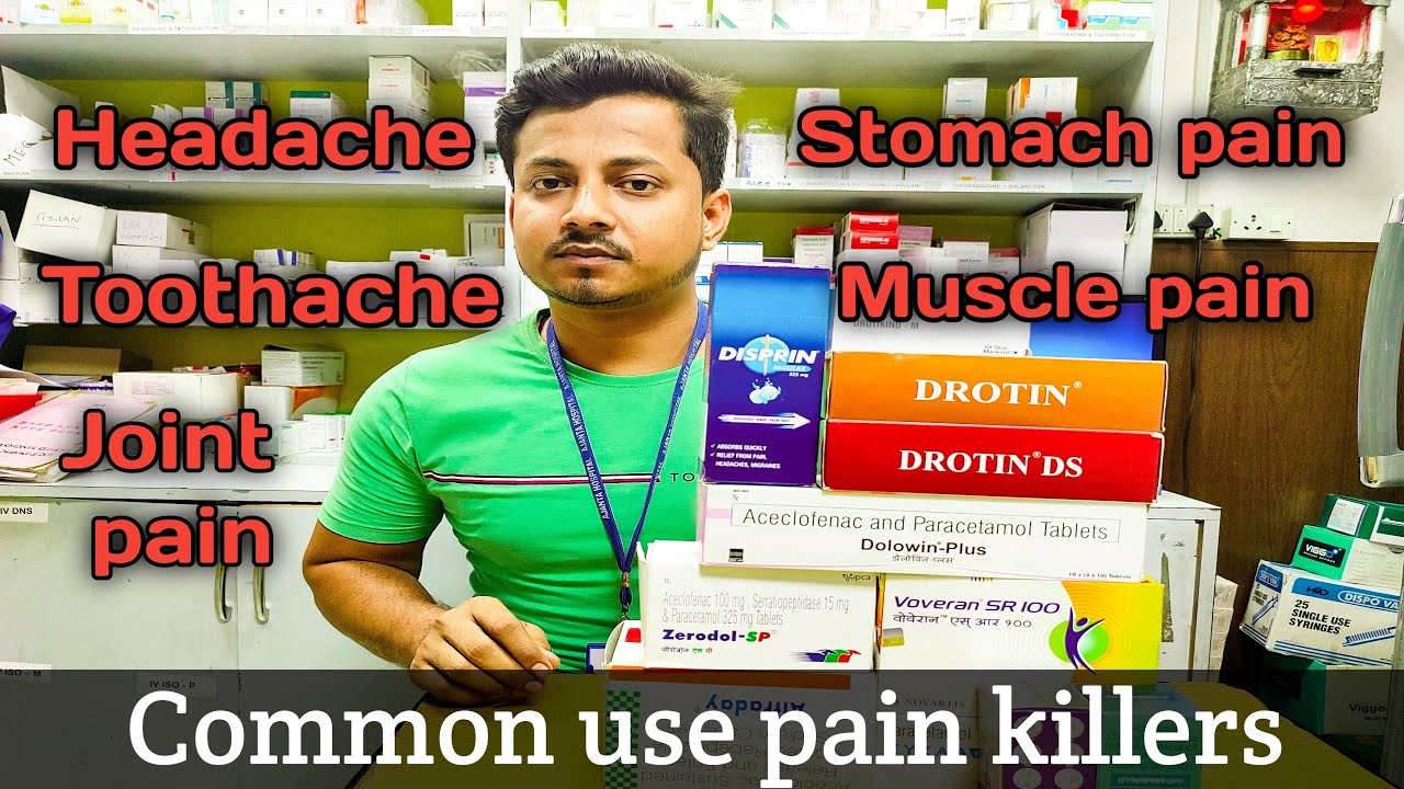 Common use pain killers || Hospital pharmacist - YouTube
