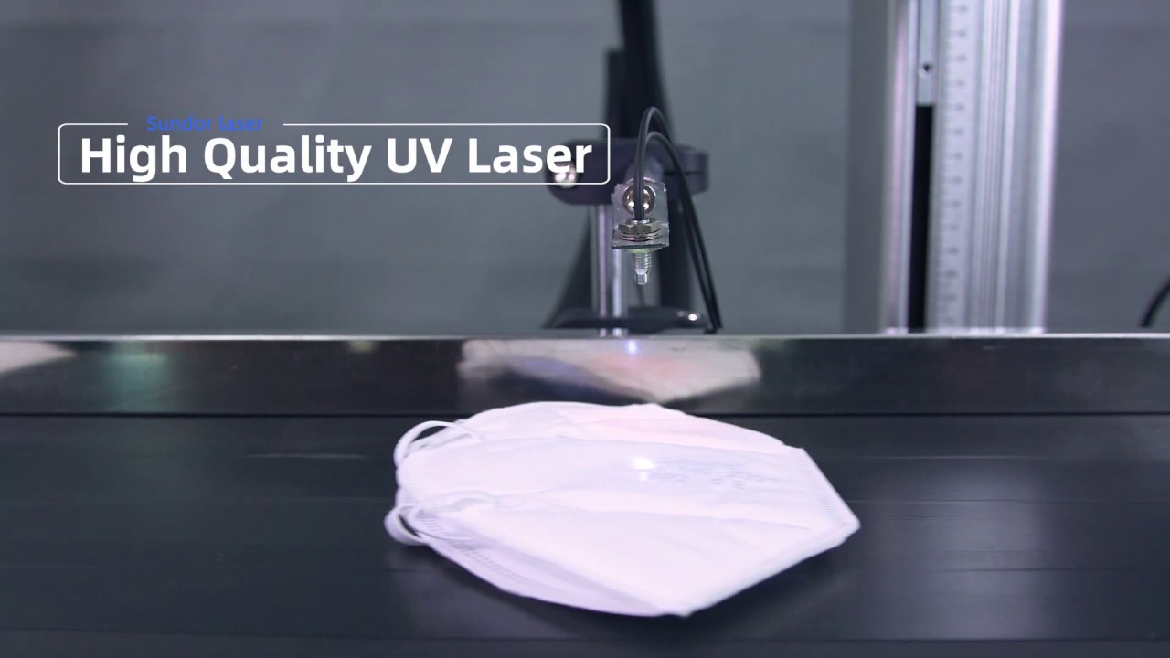 UV Laser Marking Machine for Face Mask - YouTube