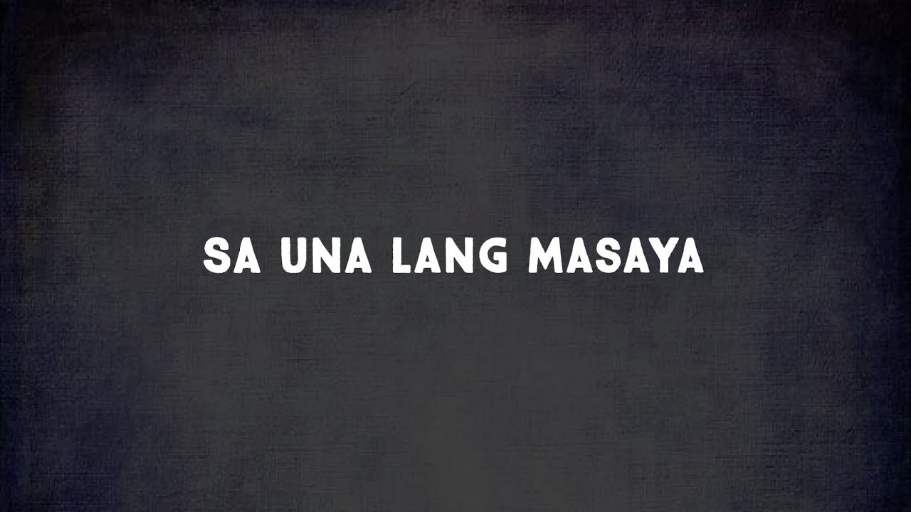 Sa una lang masaya | Spoken word poetry| Dian Revalo - YouTube