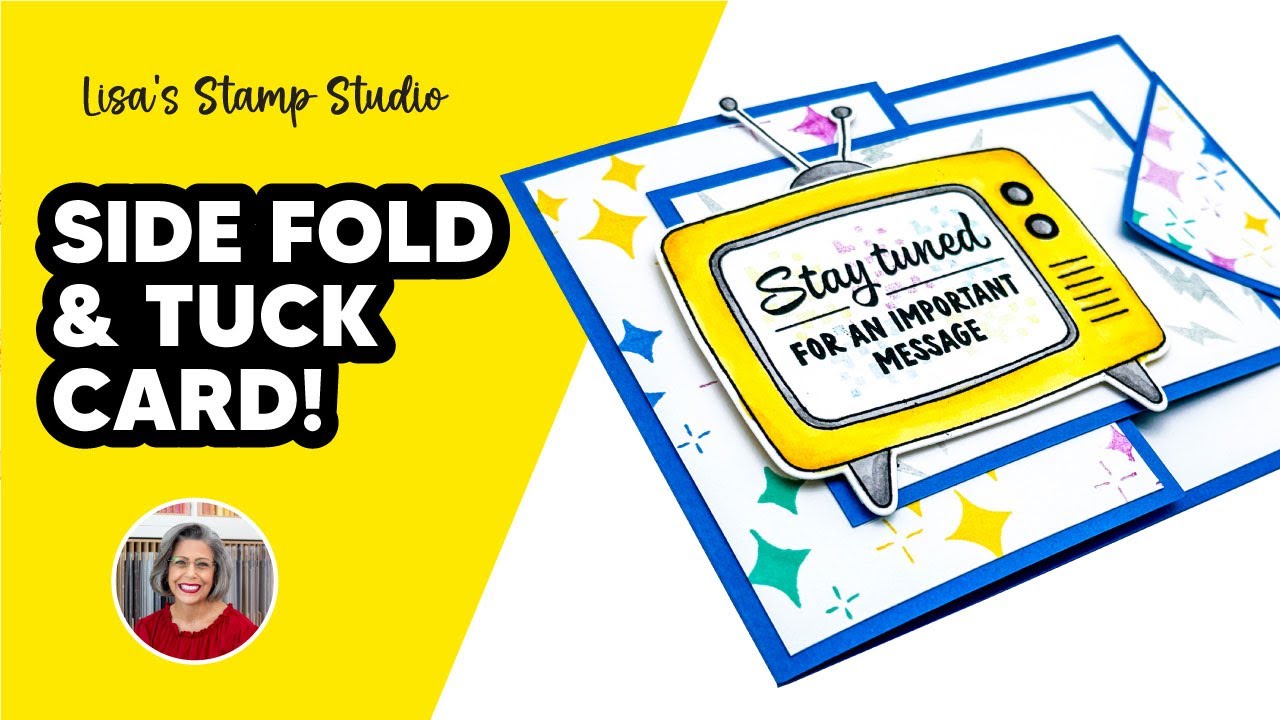 Make a Side Fold & Tuck Card Using Designer Paper with these Easy Steps ...