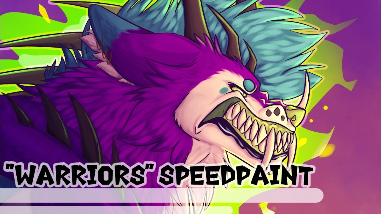 WARRIORS / Speedpaint/ IbisPaintX - YouTube