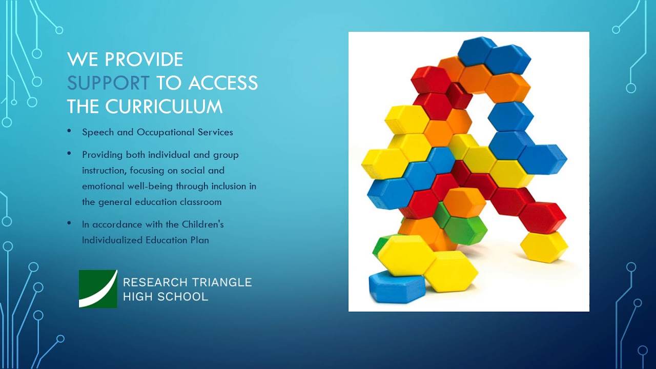 Research Triangle High School : Exceptional Children's Department - YouTube