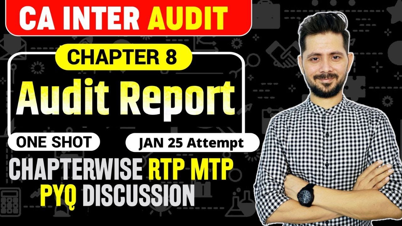 Live - Audit Report | Chapter 8 CA Inter Audit | RTP MTP PYQs | Mr commerce wallah | - YouTube