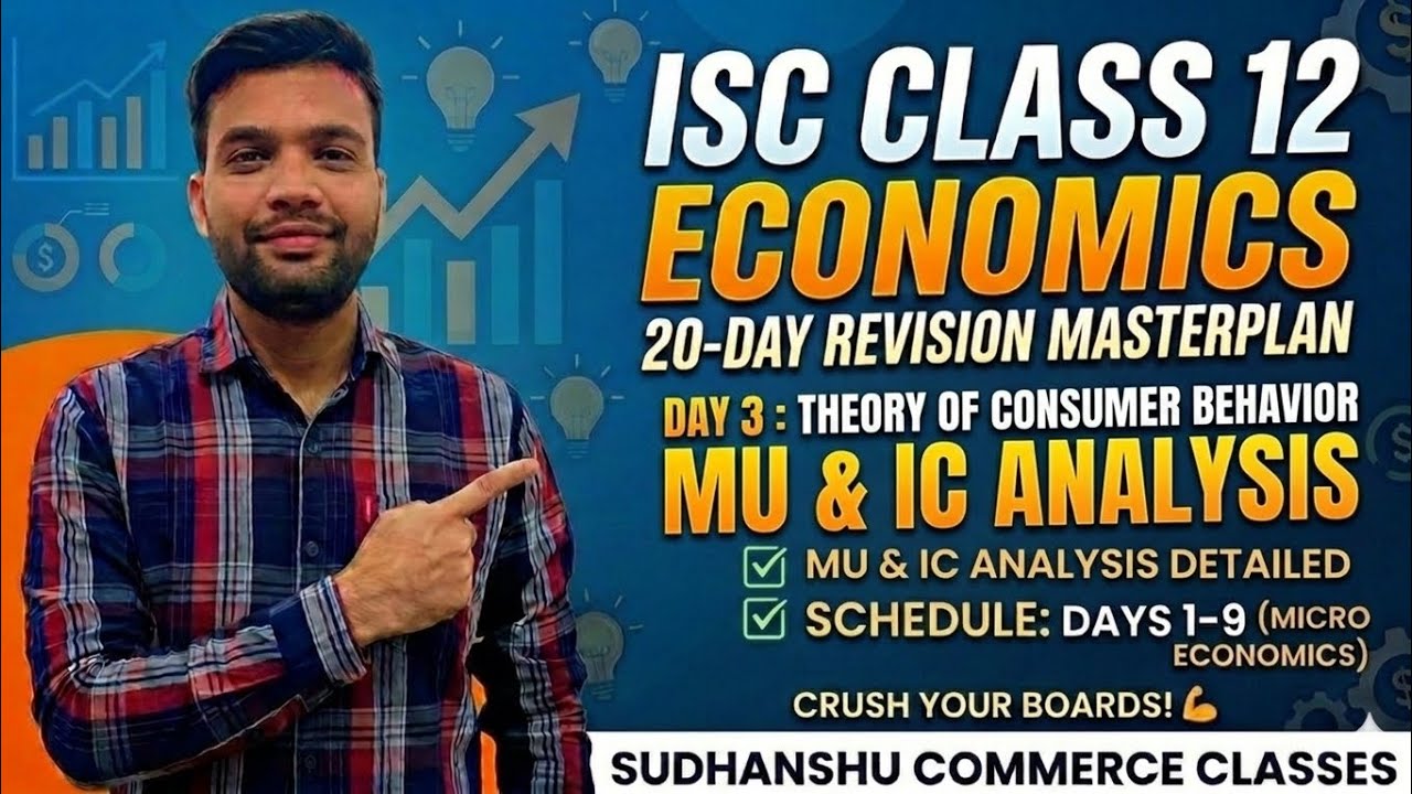 Theory of Consumer Behavior | MU & IC Analysis | Day 3: 20-Day ISC ...