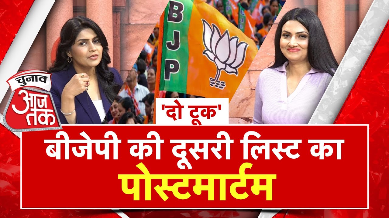 BJP Second List Analysis : Chitra Tripathi का दो टूक में बीजेपी की दूसरी लिस्ट का पूरा विश्लेषण ...