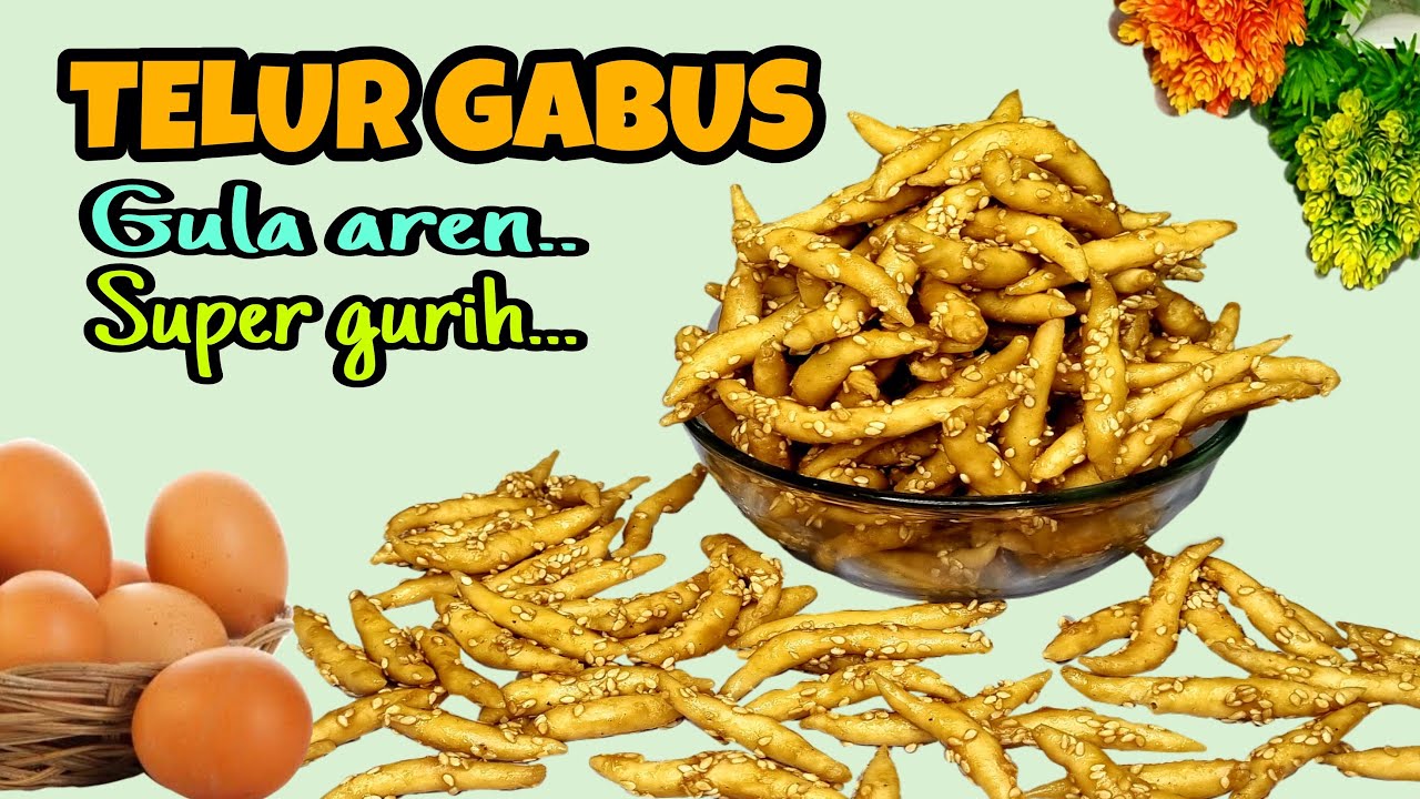 TELUR GABUS MANIS GULA AREN | GURIH DAN RENYAH | KUE LEBARAN 2022 - YouTube