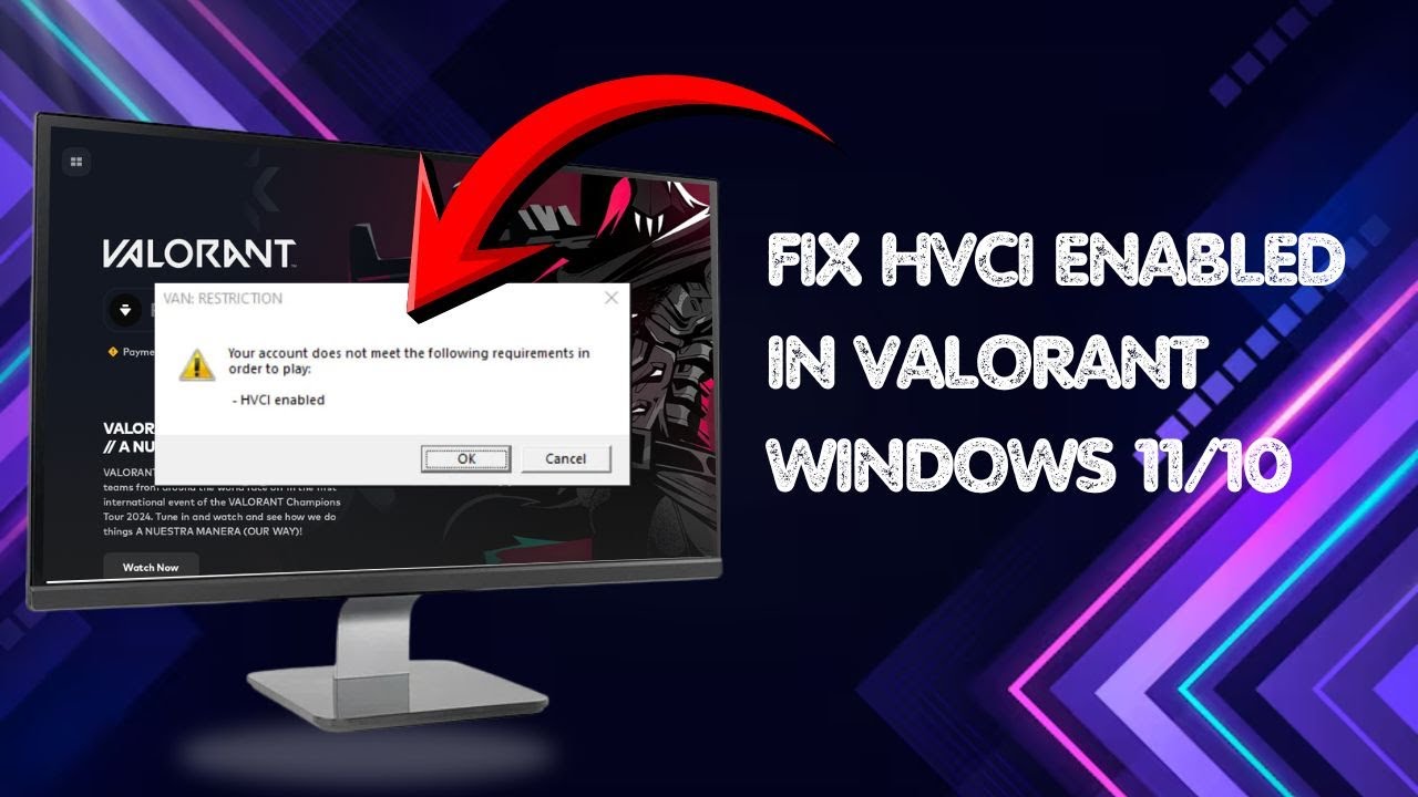 Fix HVCI Enabled in Valorant on Windows 11/10 | Valorant HVCI Error ...