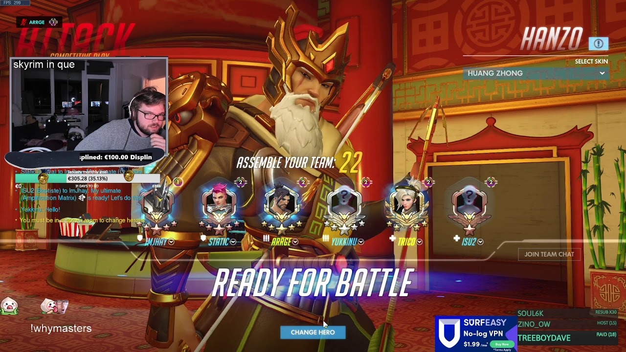 ARRGE HANZO - ROAD TOP GM! [ OVERWATCH SEASON 19 TOP 500 ] - YouTube