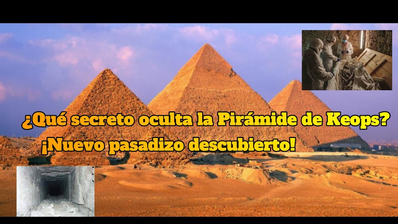 La Pirámide de Keops sigue revelando sus misterios: ¡Nuevo hallazgo arqueológico! - YouTube