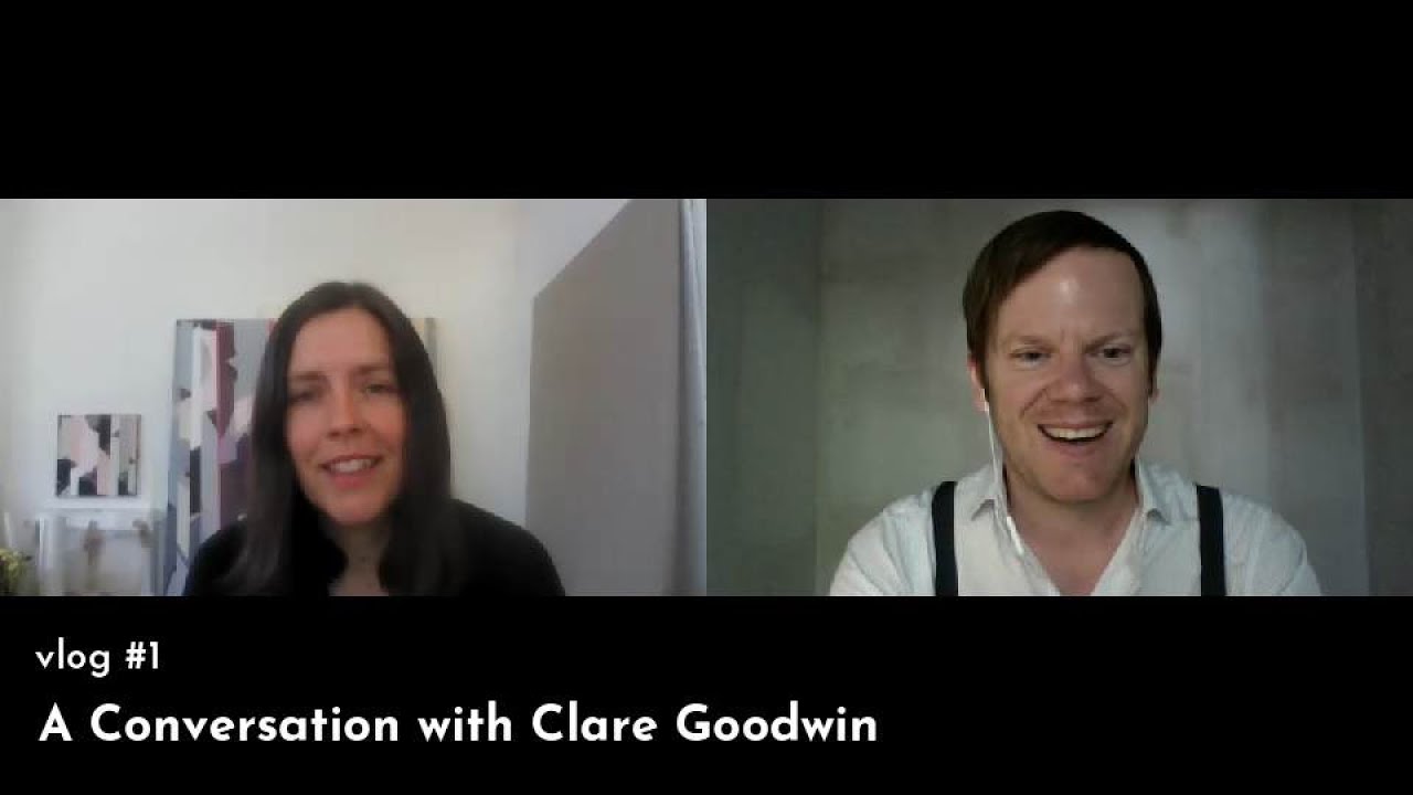 vlog#1 - clare goodwin in conversation with florian christopher - YouTube