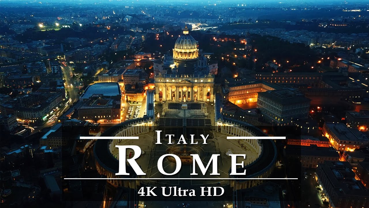 {NEW} Rome, Italy 🇮🇹 - by drone [4K] | Stunning Vatican city ...