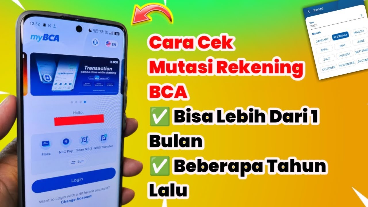 Cara Mutasi Rekening BCA Di Hp | Bisa Beberapa Tahun Yang Lalu - YouTube