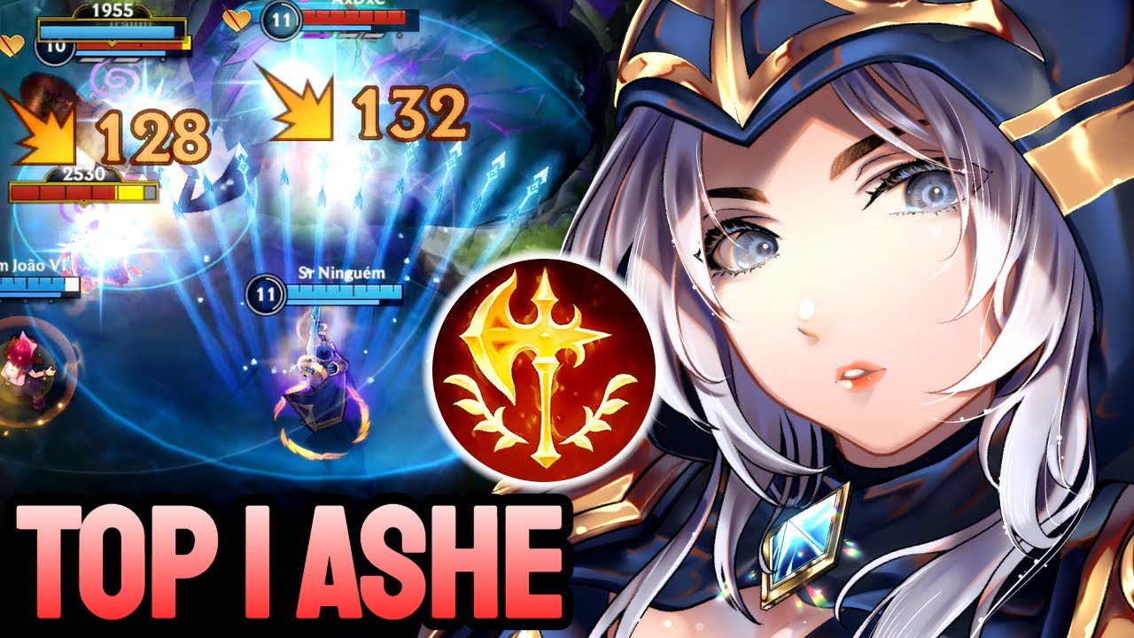 WILD RIFT ASHE - TOP 1 ASHE GAMEPLAY - EX GRANDMASTER RANKED - YouTube