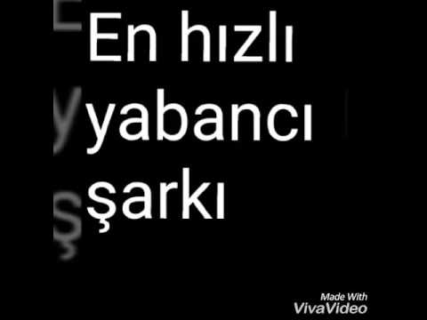 En hızlı yabancı şarkı
