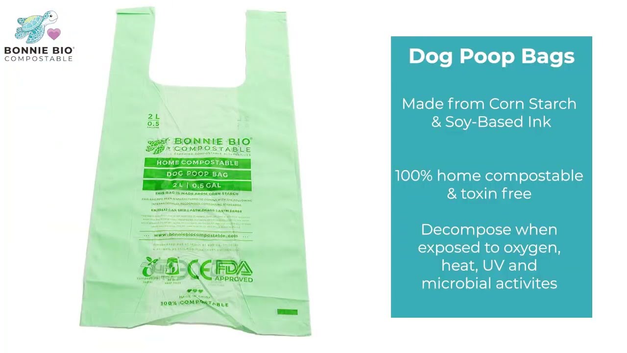 Bonnie Bio Dog Poop T-Shirt Bags - YouTube