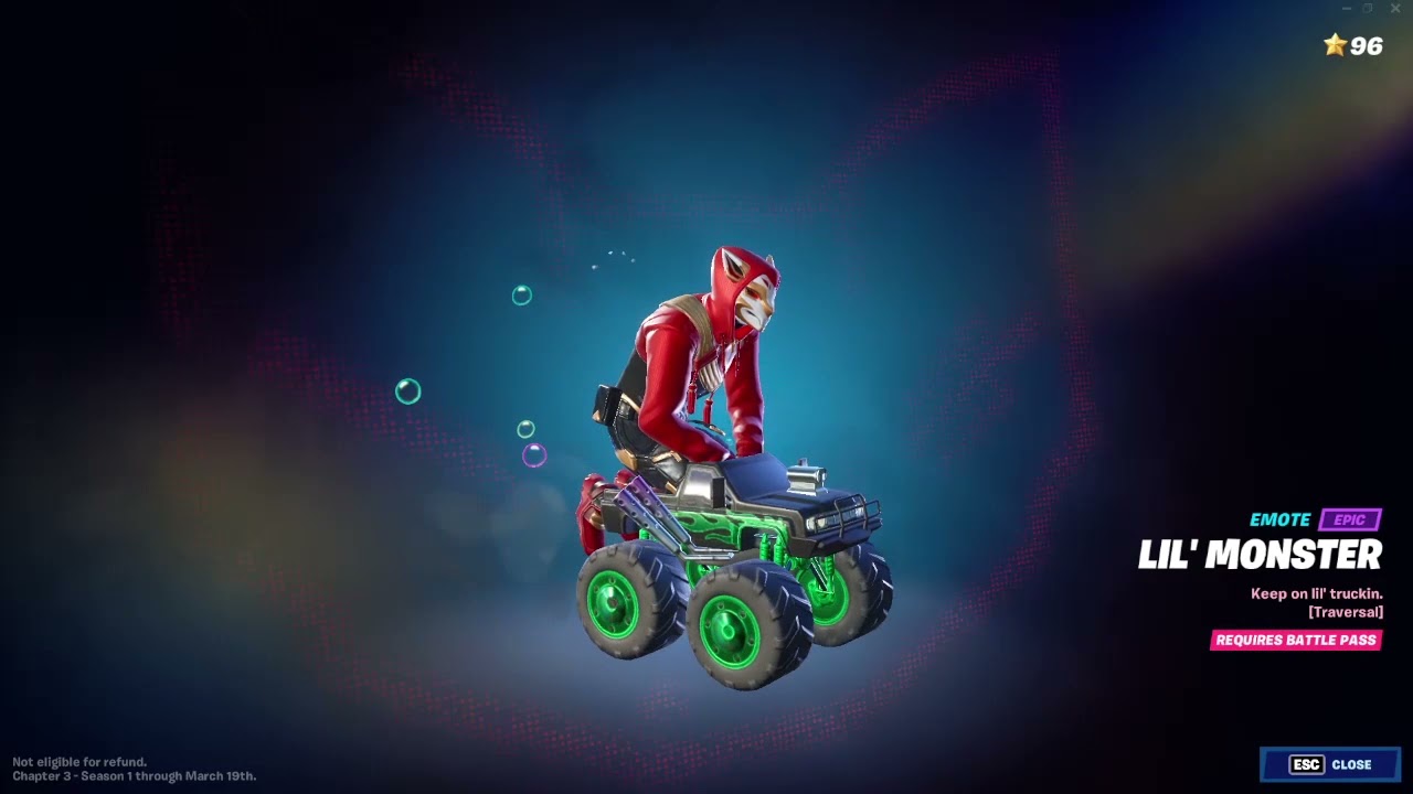 Fortnite Lil’ Monster Emote - YouTube